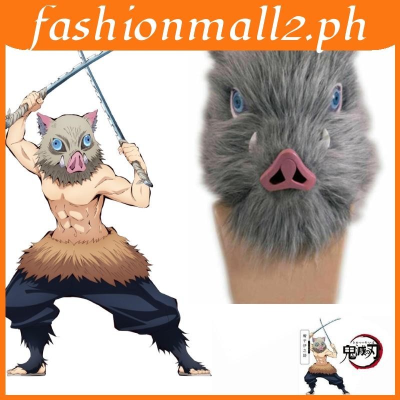Anime Halloween Demon Slayer: Kimetsu No Yaiba Hashibira Inosuke Pig ...