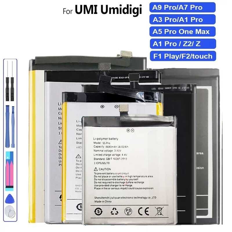 Battery, for UMI Umidigi F1 Play, F2, A9, A7, A5, A3, A1, Z2, Z, Touch ...