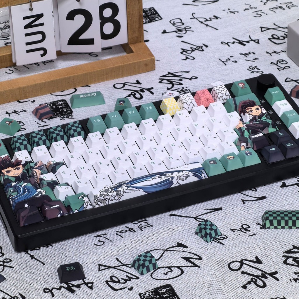 Kamado Nezuko Keycap Cherry Profile PBT Five-sided Dye Sublimation ...