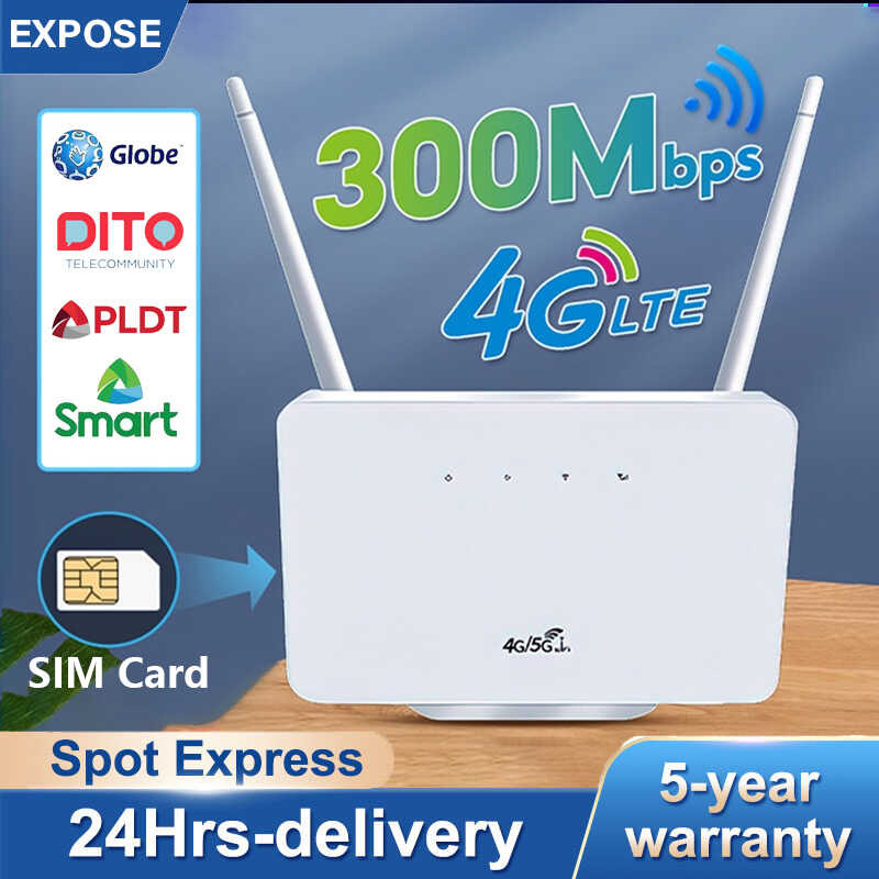 Wifi Router Sim Card Modem 4G/5G Network Router 2.4G Dual Band Gigabit ...
