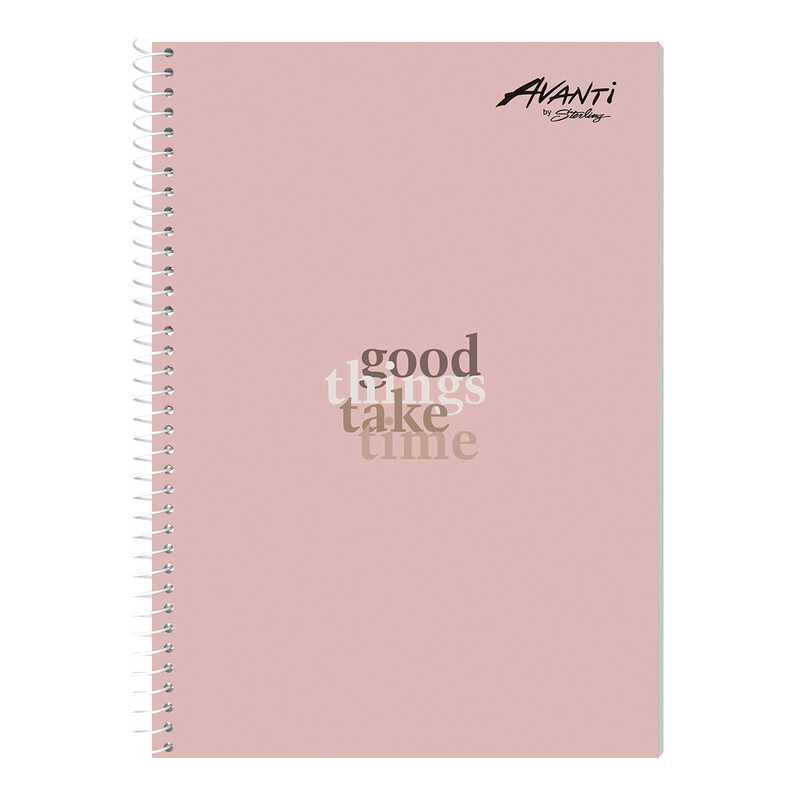 LY AvAnti Set Ng 8 SpirAl Notebook Venn QuoteS 80 LeAveS NA MAy PlAStik ...