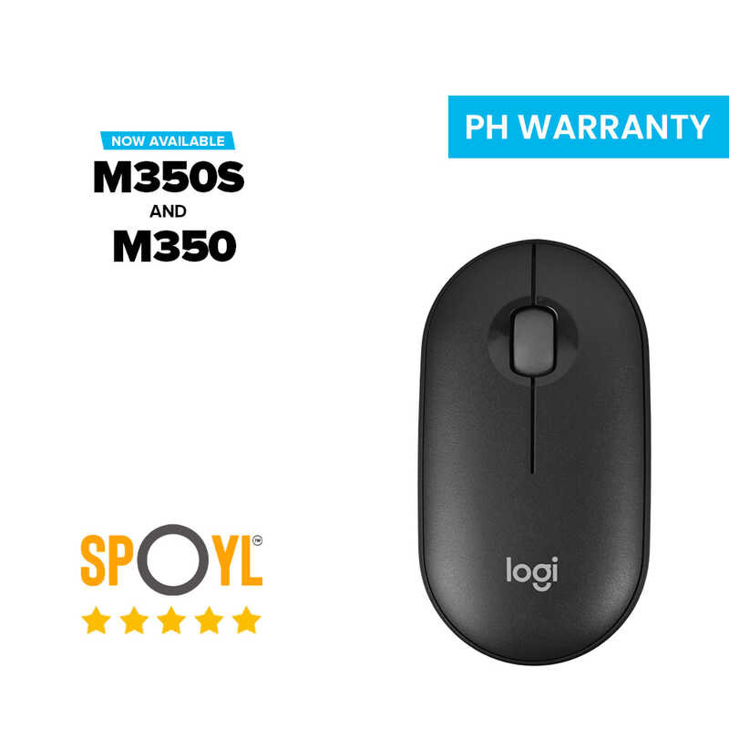M350s Logitech / M350 Pebble Modern, Slim And Silent Bluetooth Wireless ...
