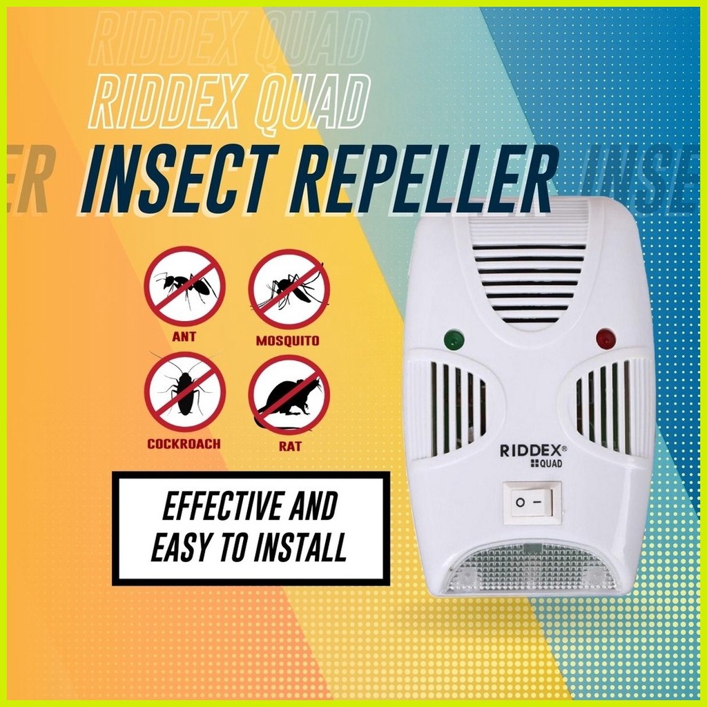 ∈ Original RIDDEX QUAD PEST CONTROL , PEST REPELLERS RAT KILLER ...