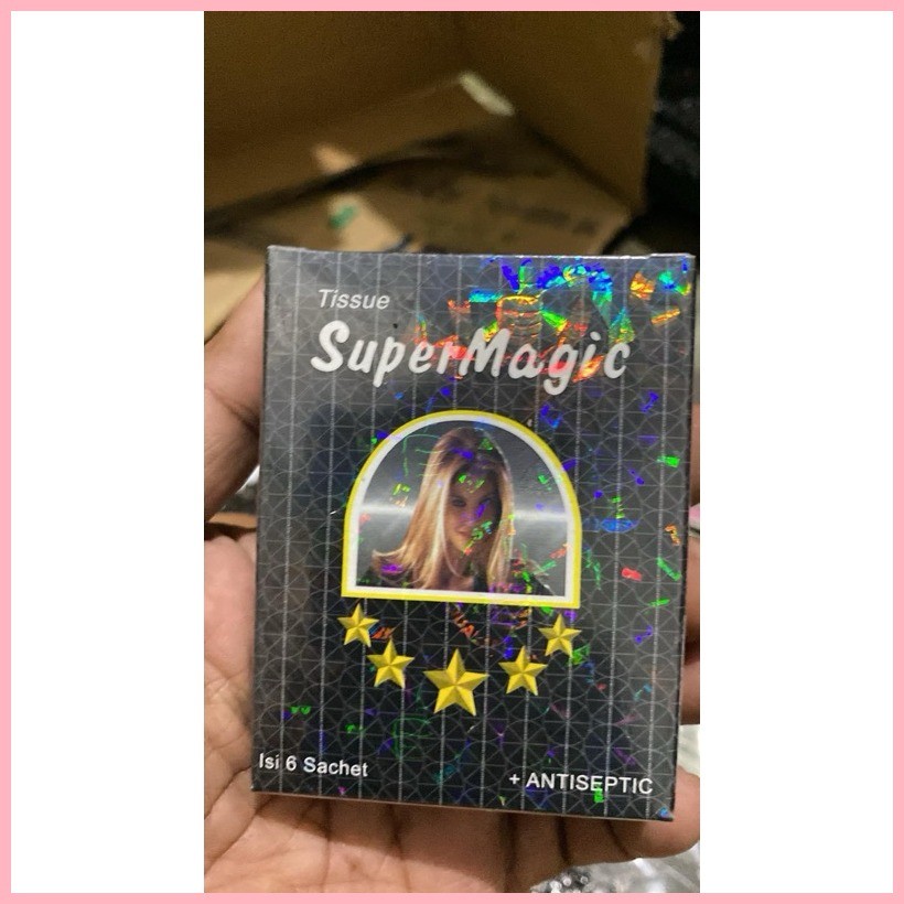 Super Magic Tissue 100%orig 1box (6 sachets) | Shopee Philippines