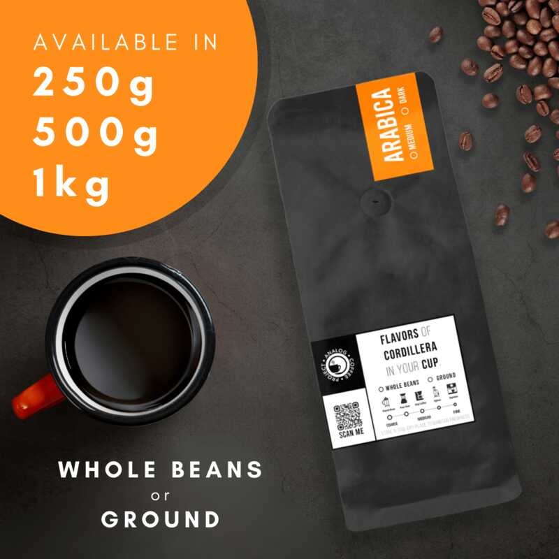 Arabica Blend Medium Roast 500g Whole Beans / Ground - Analog Coffee ...