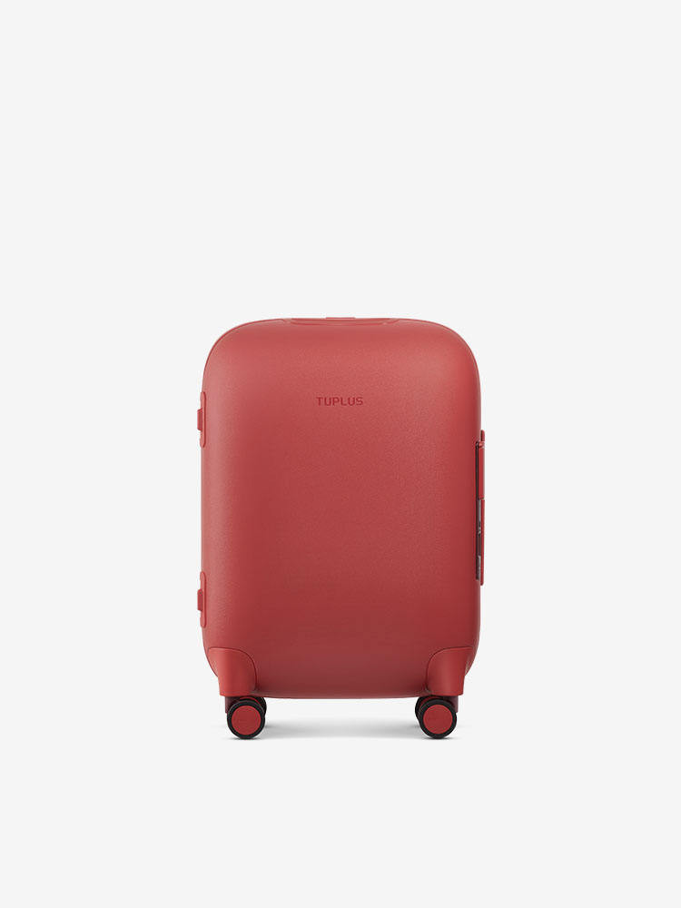 TUPLUS Time Capsule Suitcase Mid-mounted Wide Trolley Suitcase Coral ...