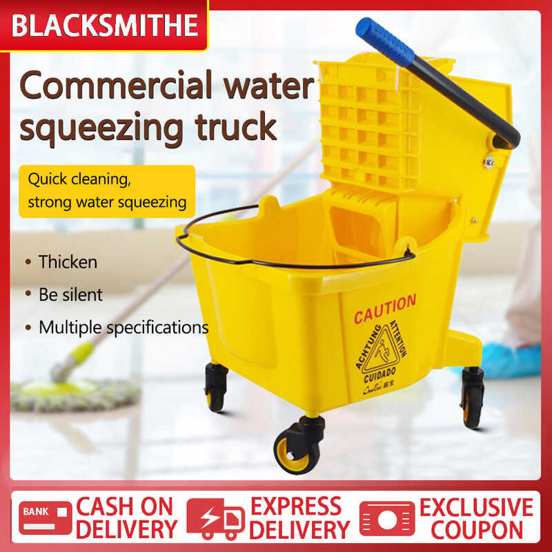 & 36L Mop Squeezer Bucket Mop Squeezer Bucket Heavy Mop Office Malls ...