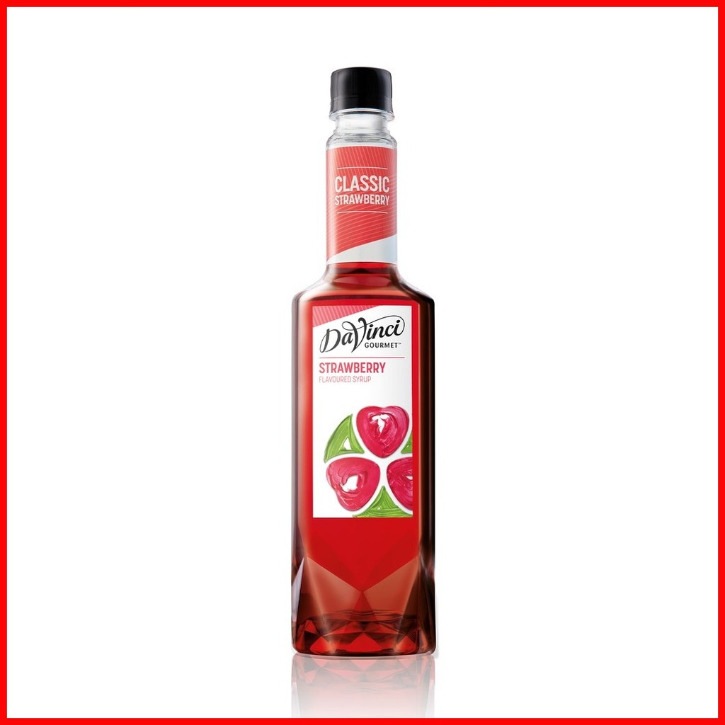 ♀ ஐ DaVinci Gourmet Classic Strawberry Syrup 750 ml | Shopee Philippines