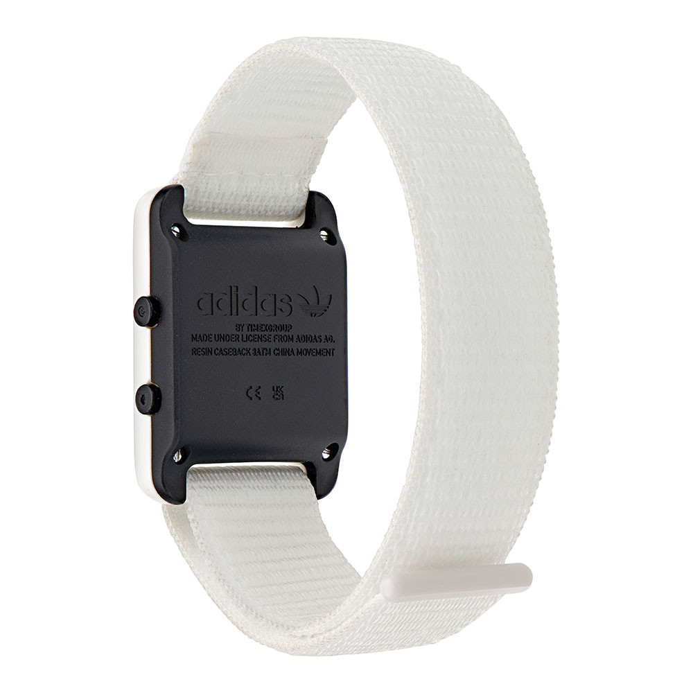 Adidas Retro Pop Digital White Fabric Digital Watch For Unisex ...