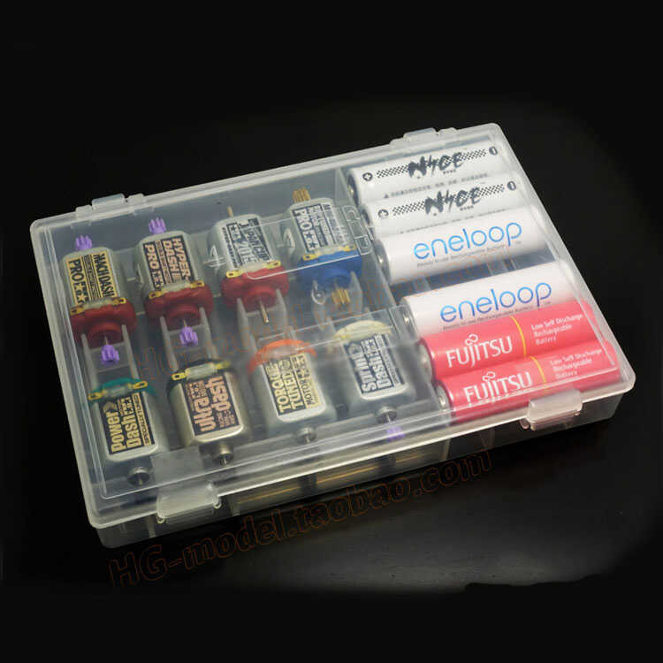 Homemade 05 Tamiya Mini 4WD Car Motor/Battery Box na Containing Storage ...