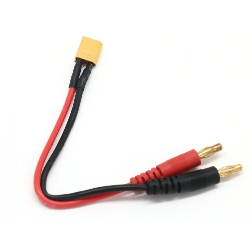 20cm XT30 XT60 XT90 T Plug Charge Lead to 4.0mm Banana Plugs Silicone ...