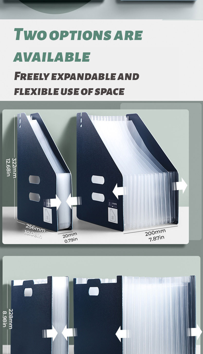 A4 Expanding File Folder Organizer 13Pocket Paper Storage Document ...