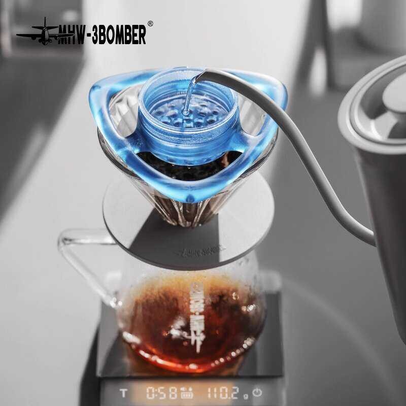 MHW-3BOMBER Bomber Pour Over Coffee Cake V60 Splitter Uniform Drip ...