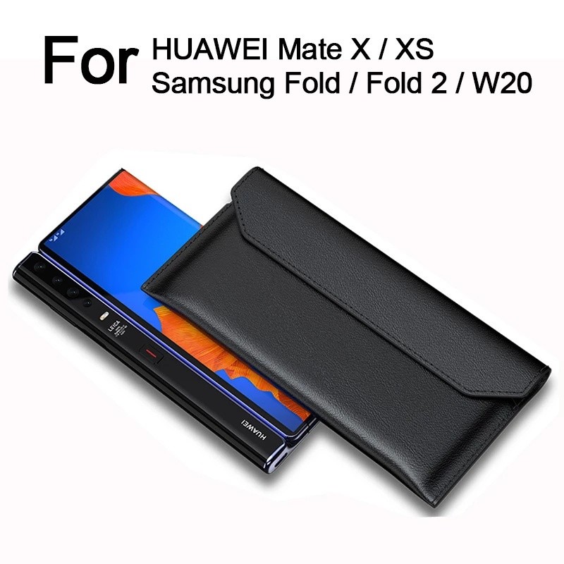 Genuine Leather Pouch For Samsung Galaxy Z Fold7 Case Envelope ...