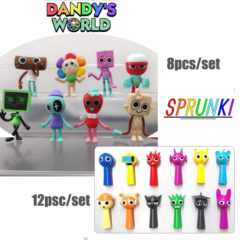 Sprunki Action Figure Model Gifts Sprunki Toys Decorative Ornaments ...