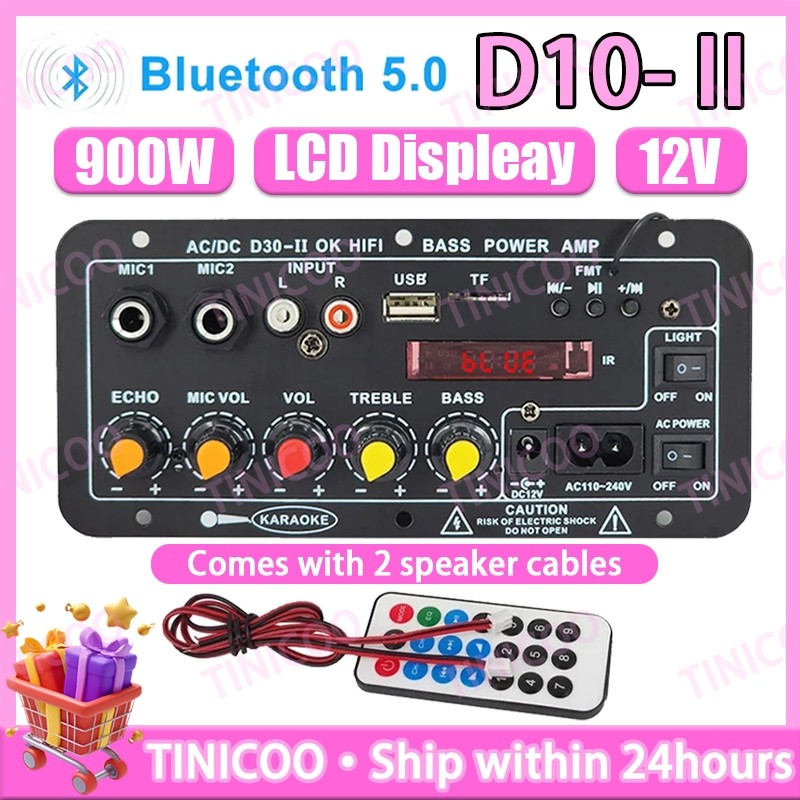 D10- Digital bluetooth stereo amplifier Digital bluetooth stereo ...