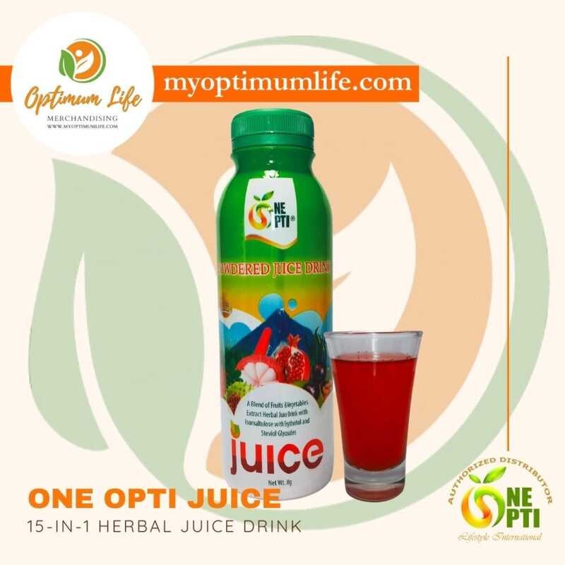 ONE OPTI JUICE 15-In-1 Herbal Juice Drink LEGIT DISTRIBUTOR | Optimum ...