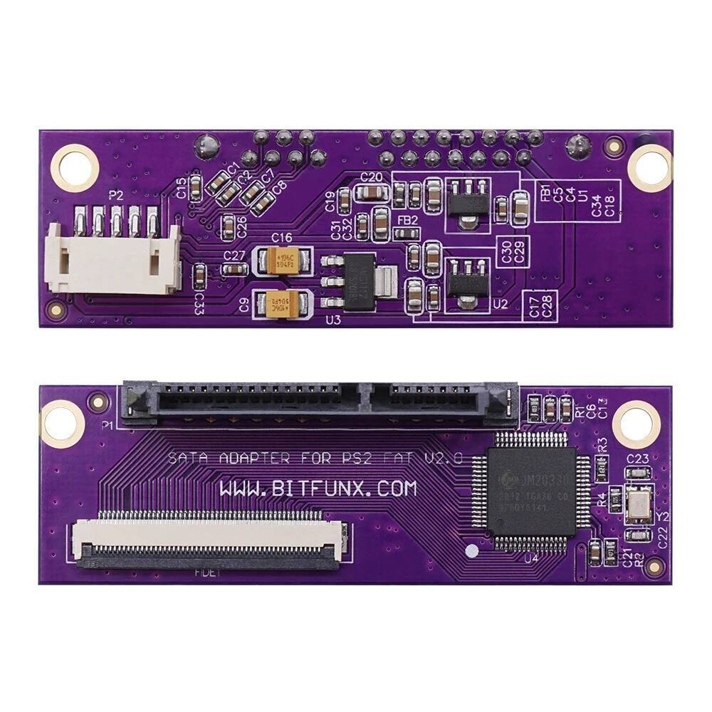 SATA BitFunx Upgrade Board Drive Kit For PS2 IDE Hard Drives Original Network Adapter | Shopee ...