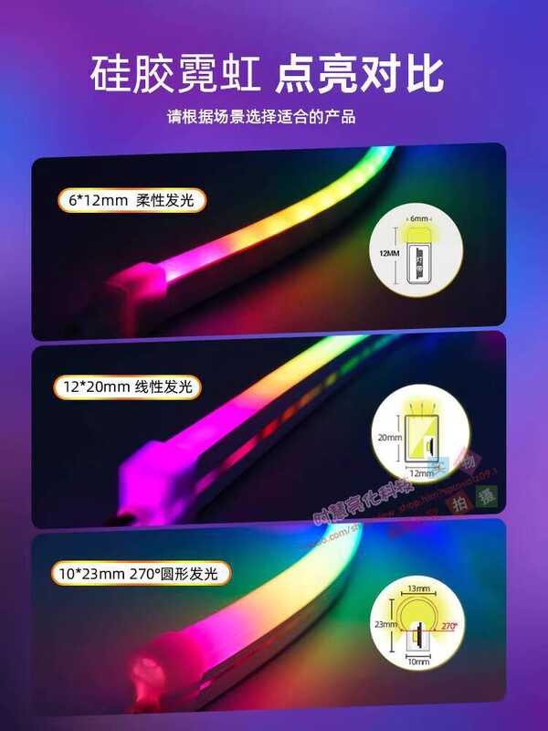 Voice-Controlled USB Colorful Light Strip 5V Compatible with Mijia ...