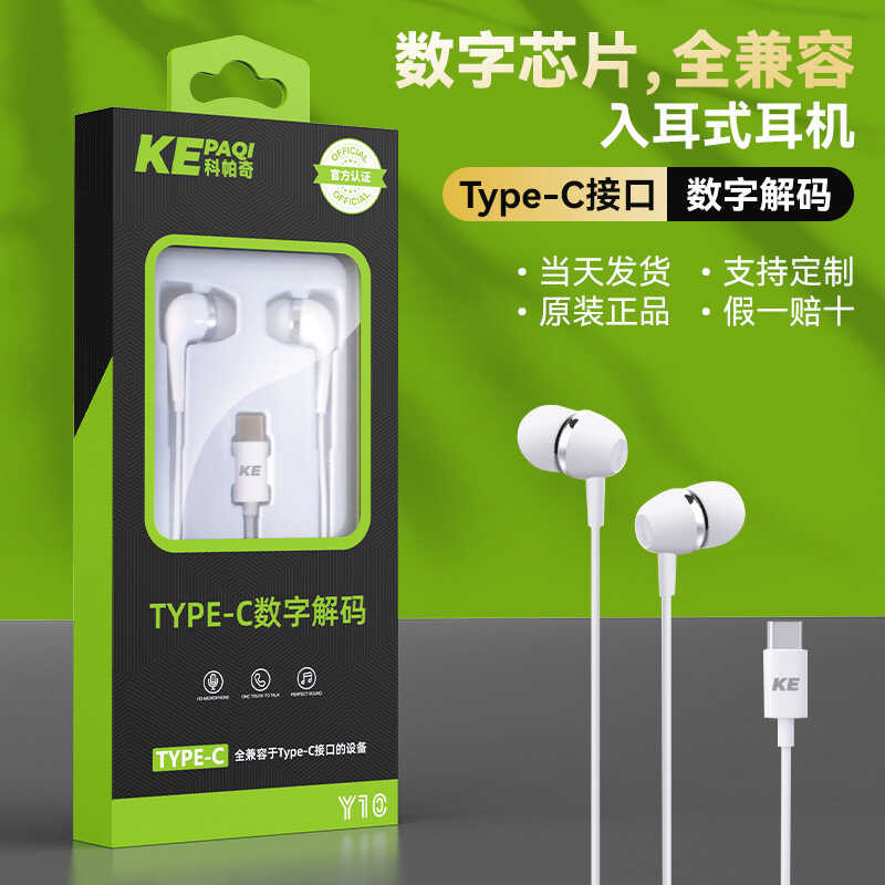 Type-C Digital Chip Port Fully Compatible Noise Cancelling Earphones ...