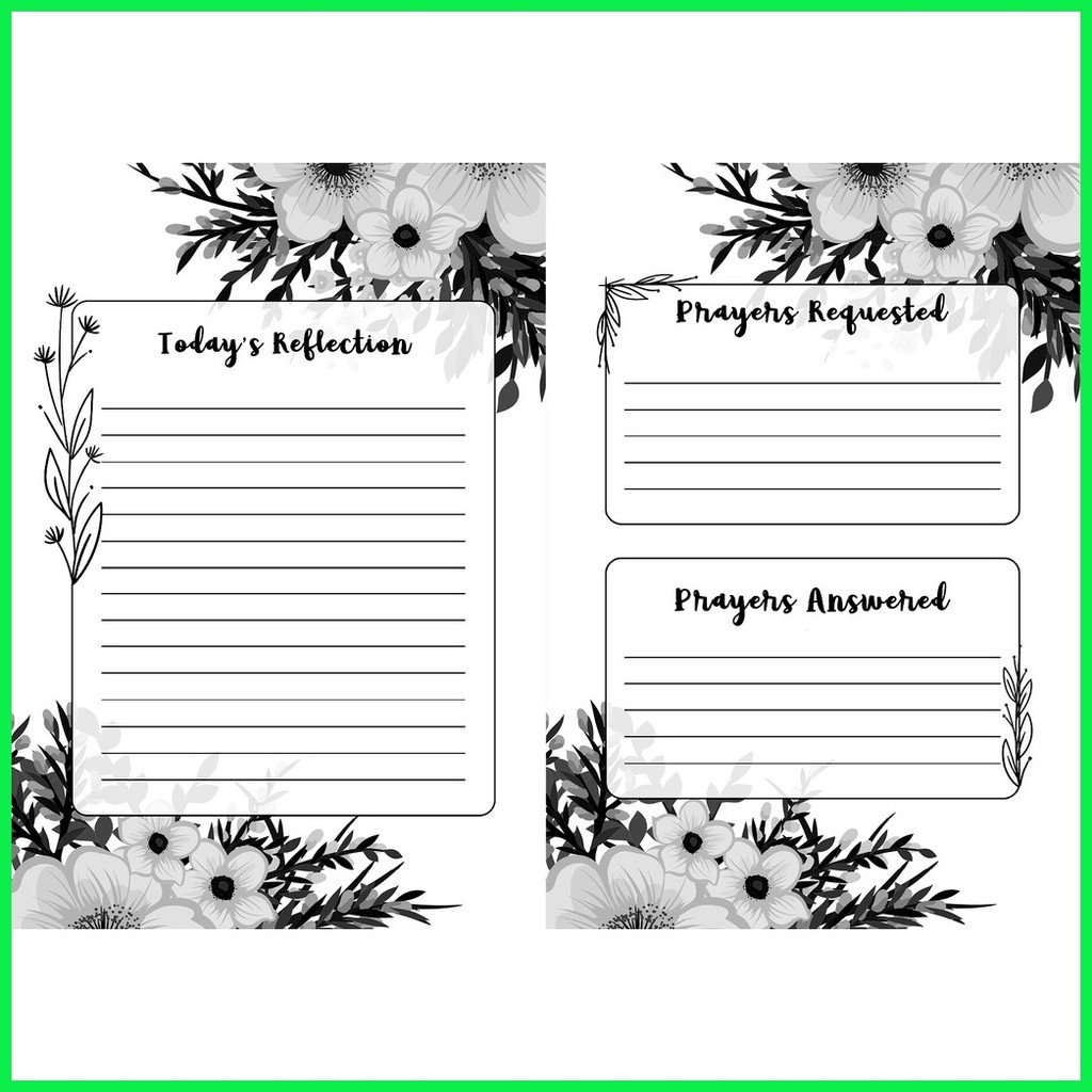 Gratitude Journal (Ecclesiastes) - Daily Affirmations with Coloring ...