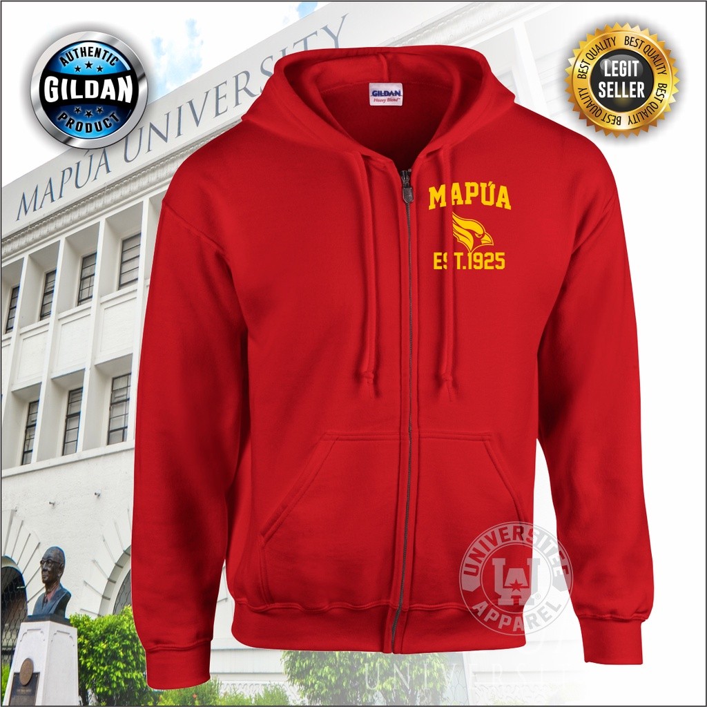 Orig Gildan Brand MAPUA University Jacket Mapua Cardinals Alumni Hoodie ...