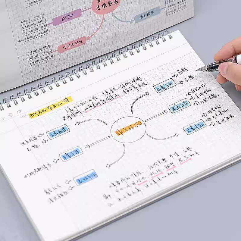A3 Mind Map Noteboo Large Thic Grid 8 Draft Paper Designer Measuring ...