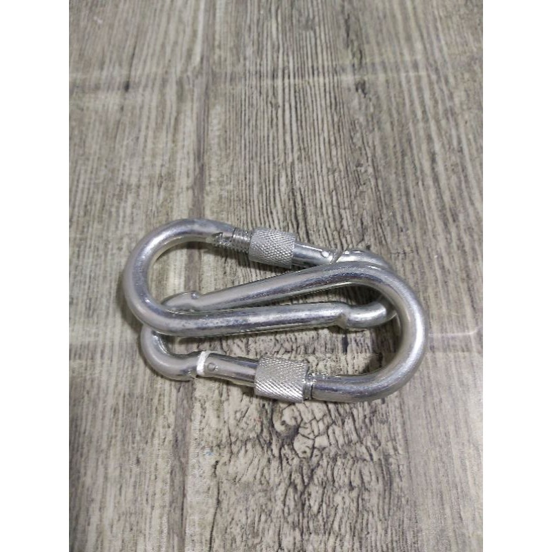 Carabiner Steel with Threaded Lock | Shopee Philippines