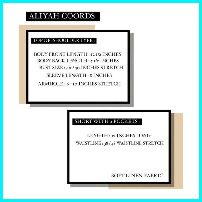 CHEAPEST ALIYAH COORDINATES: SEMI-TUBE TOP & PAPERBAG SHORTS (PLUS SIZE ...