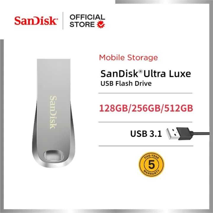 Sandisk U Disk 128Gb/256Gb/512Gb USB 3.1 Flash Drive Sequential Read ...