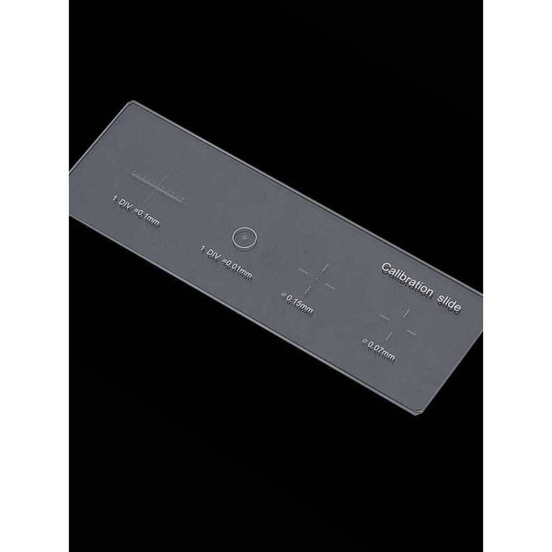 CAT926 Metallographic Calibration Ruler Cross Microscope Objective ...