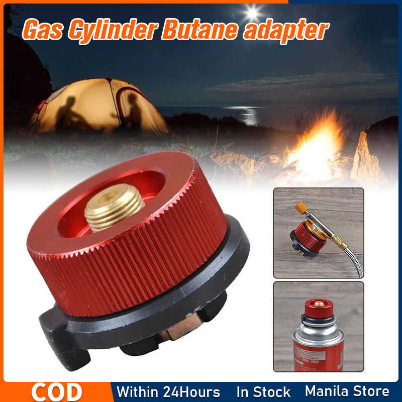Camping Aluminium Alloy Gas Adapter Conversion Furnace Connector For ...