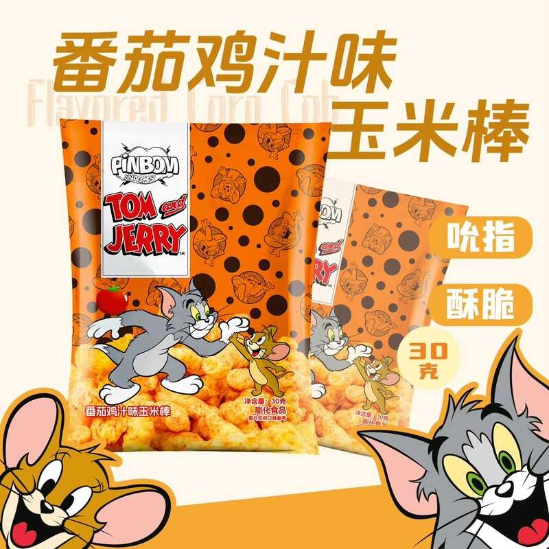 TOM and JERRY Tom and Jerry Corn on the Cob Tomato Chicken Sauce 30g*6 ...