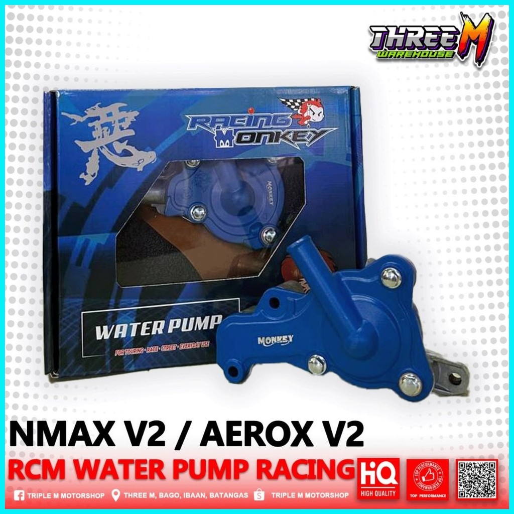 RACING MONKEY WATER PUMP RACING FOR NMAX/AEROX/CLICK/PCX | Shopee ...