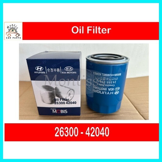 Oil Filter for Hyundai Starex, Grand, H100/200, Kia, Sorento, Carnival ...