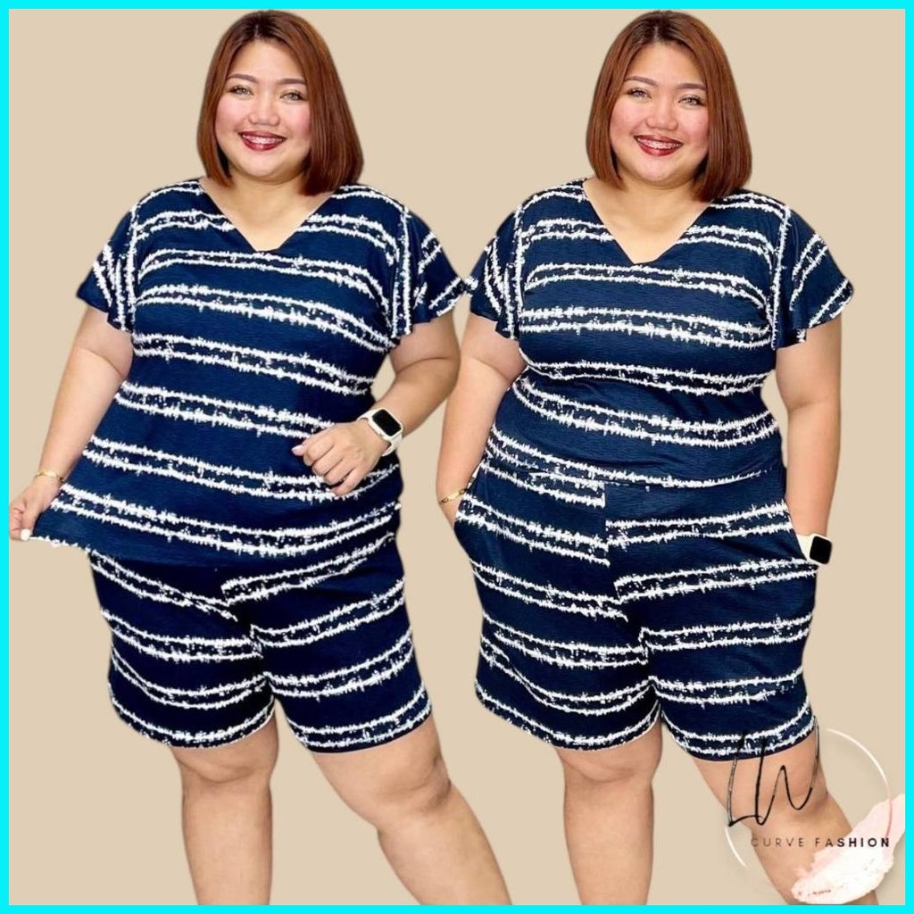 Kiara Cheapest Trendy Plus Size Coords (3XL-4XL) | Shopee Philippines