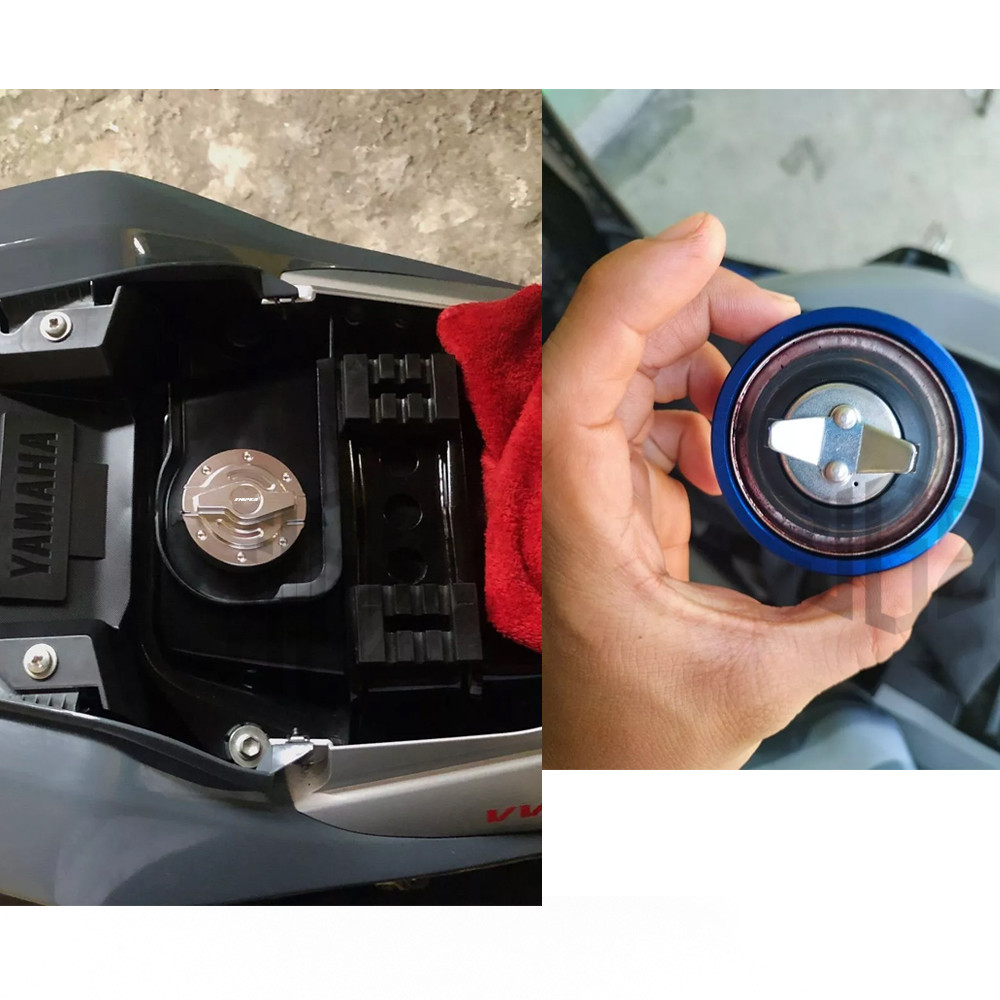 For YAMAHA SNIPER 150 155 V1 V2 V3 CNC Aluminum AlloyFuel Tank Cap ...