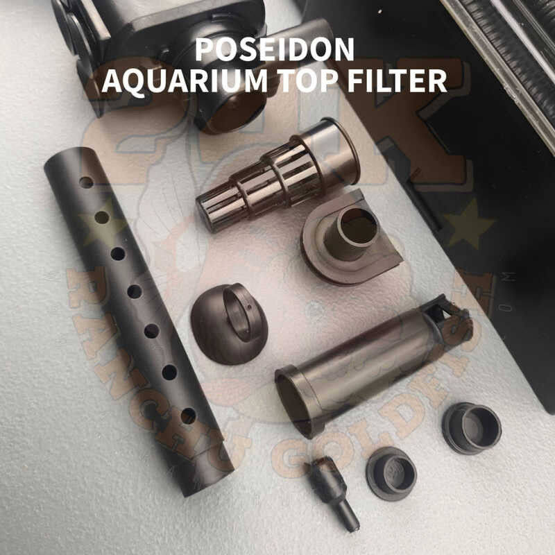 POSEIDON TOP FILTER OVERHEAD FILTER SET FOR 20Gal TO 100Gal AQUARIUM ...