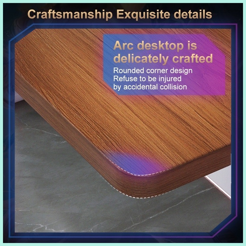 Snap-in Liftable Desk Office Table Wooden Computer Table Simple Desktop ...