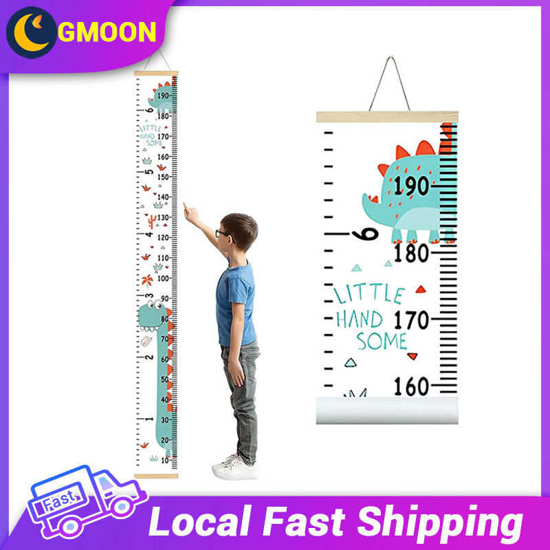 Growth Chart Removable Toddler Measuring Height Tracker Ruler Canvas ...