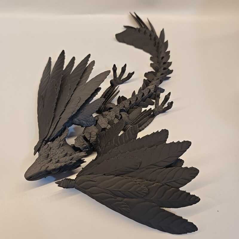 Arrival New 3D Printed Dragon Joint Feathered Pterosaur Hand Office ...