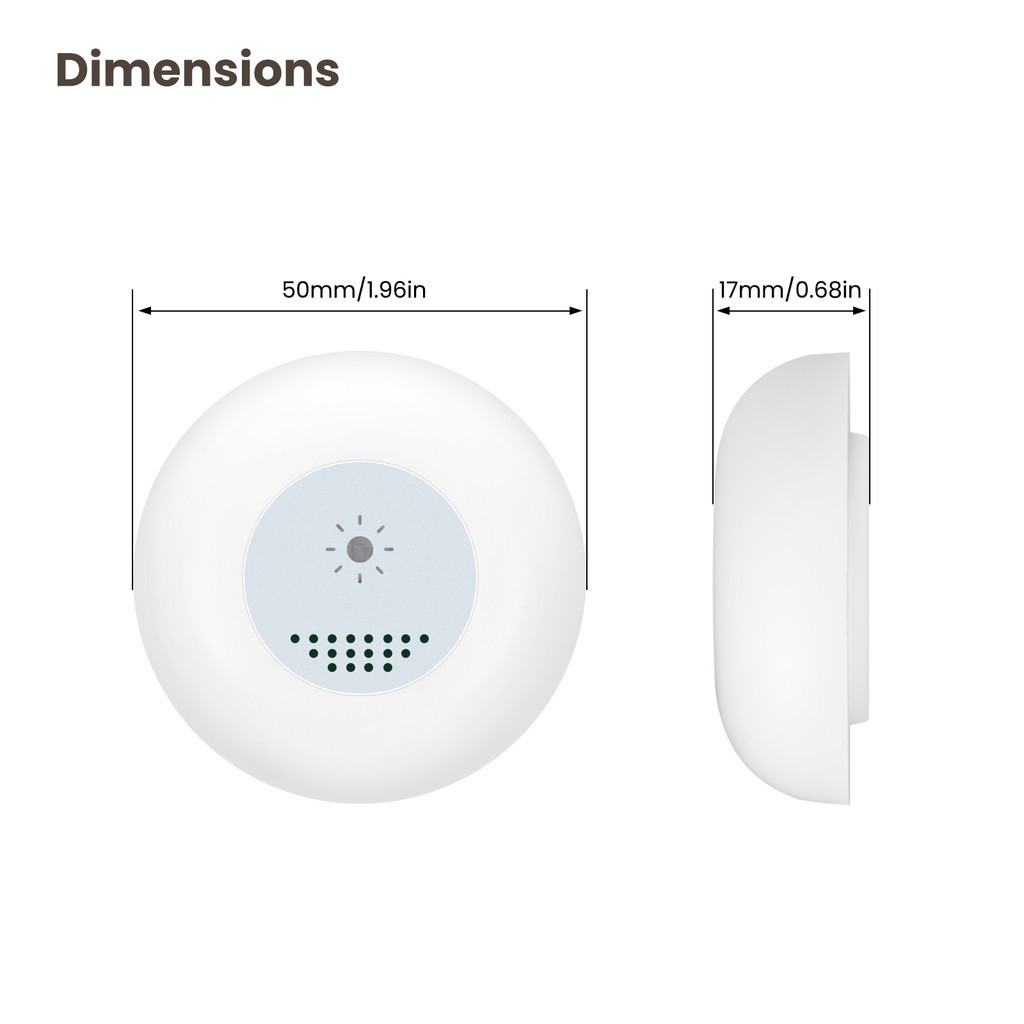 MOES Tuya Zigbee Smart Light Sensor Illuminance Brightness Detection ...