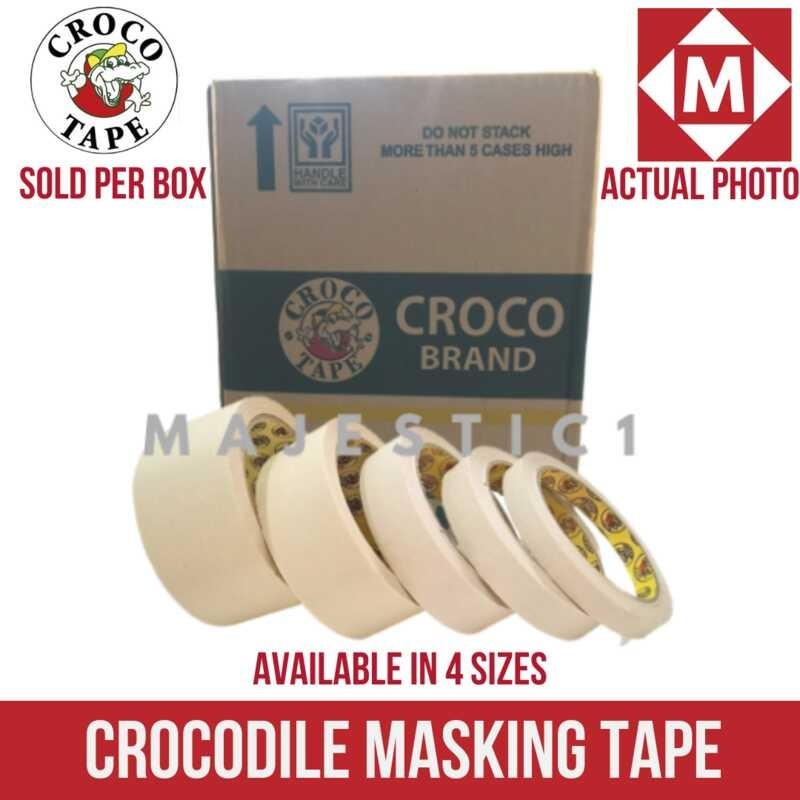 Croco Masking Tape Available In 4 Sizes 1/2",3/4",1" & 2" ( Sold Per ...