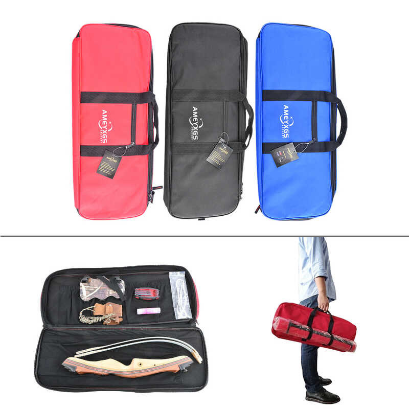 AME Takedown Bow Bag Case Hand Holder Cover Arrow Quiver Carrier Split ...