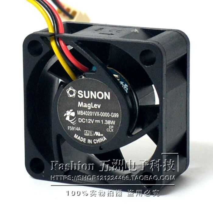 SUNON 12V 1.38W 4Cm 4020 Maglev Switch Fan Mb40201vx-0000-G99 Mb1vx ...