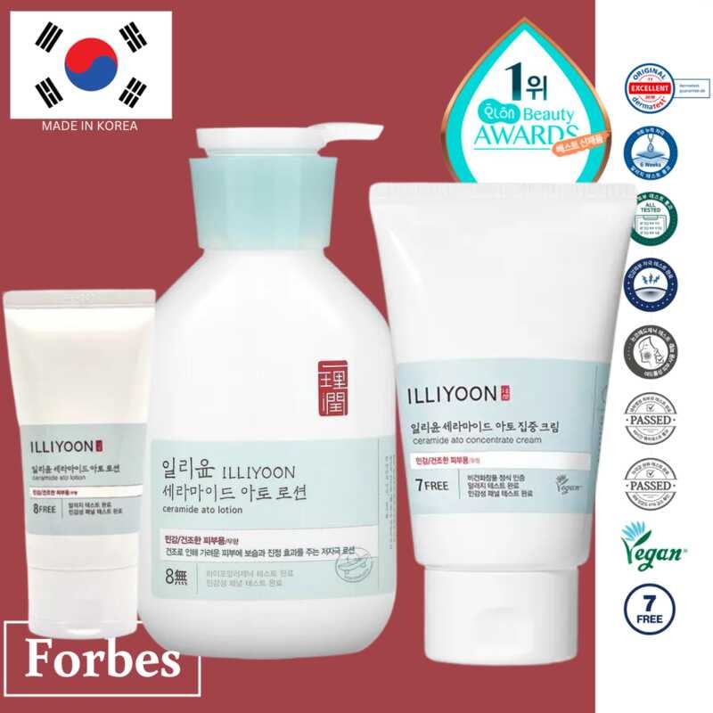 Illiyoon ♚ Ceramide Ato Lotion / Concentrate Cream 350 200 68 30 Ml ...