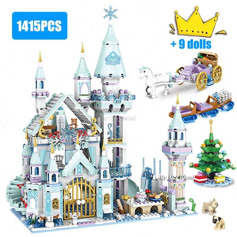 1415Pcs Friends Princess Ice Castles 3 Styles House Movies Winter Snow ...