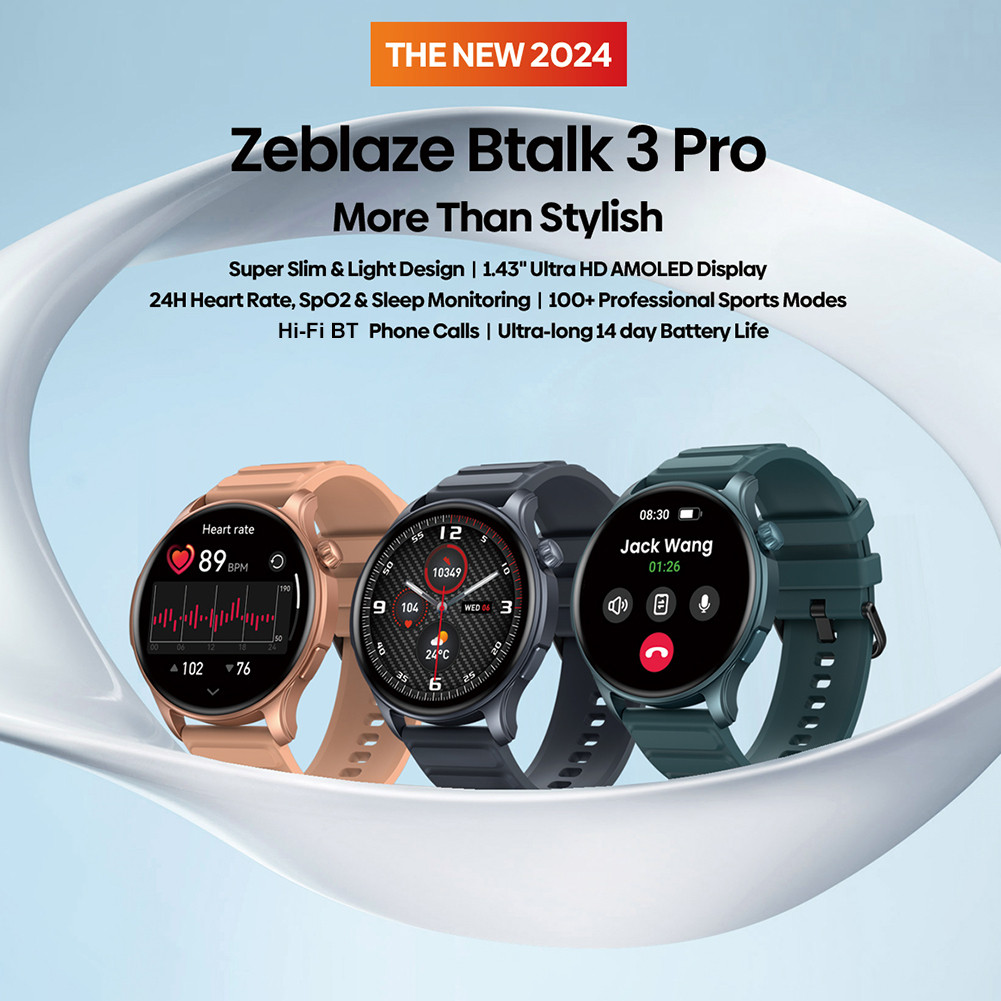 Smartwatch Hi-Fi 6C BT Phone Calls Monitor 1.43-Inch Screen Health And ...