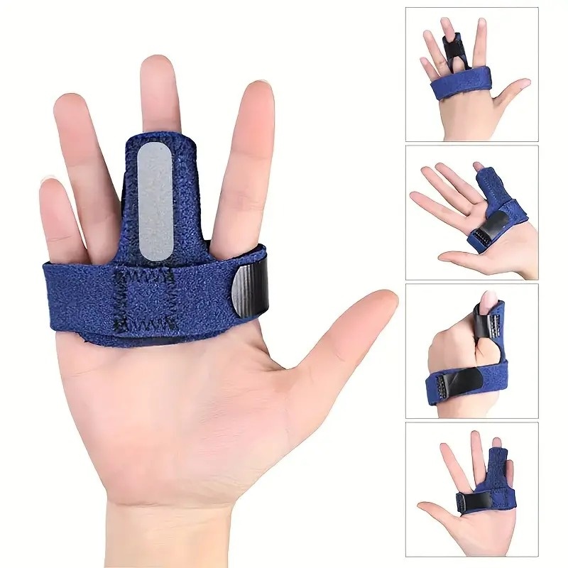 Finger Splint, Adjustable Finger Support Brace, With Fastening Strap ...