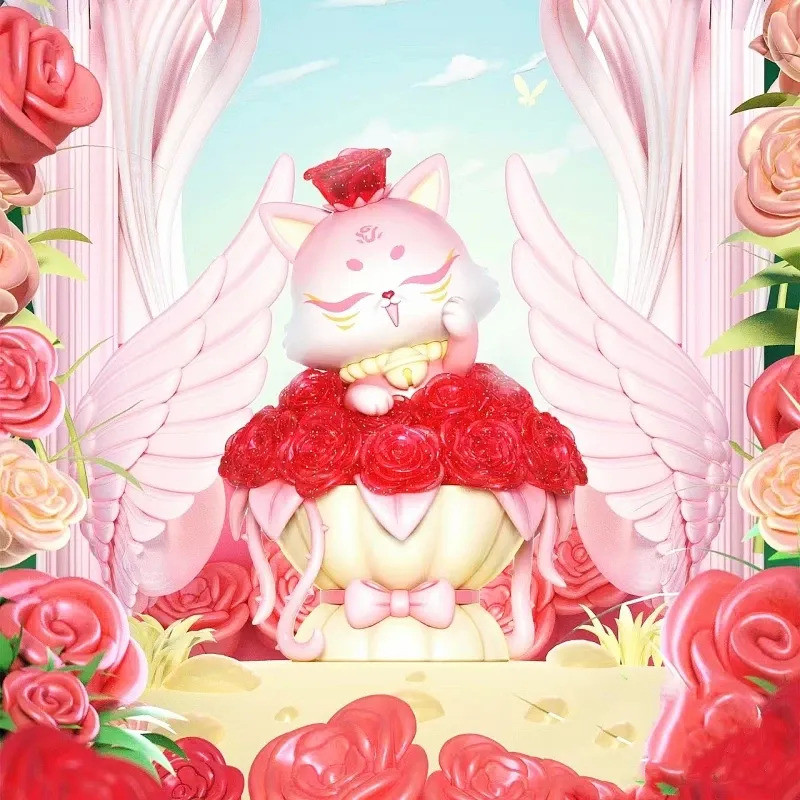 Genuine Ancient Rose Fairy Elevator Bd Box Handmade Nine Tailed ...